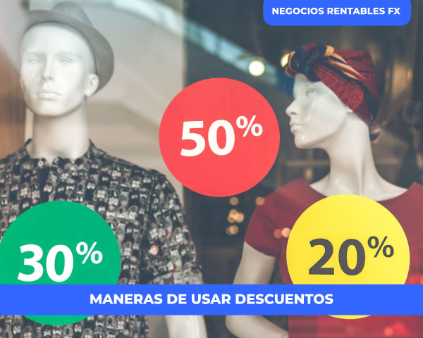 Maneras de usar descuentos en tu negocio online